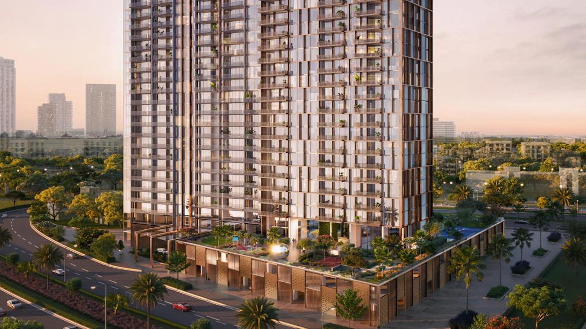 Mallside Residence is a residential tower in Dubai Hills Estate, connected to Dubai Hills Mall