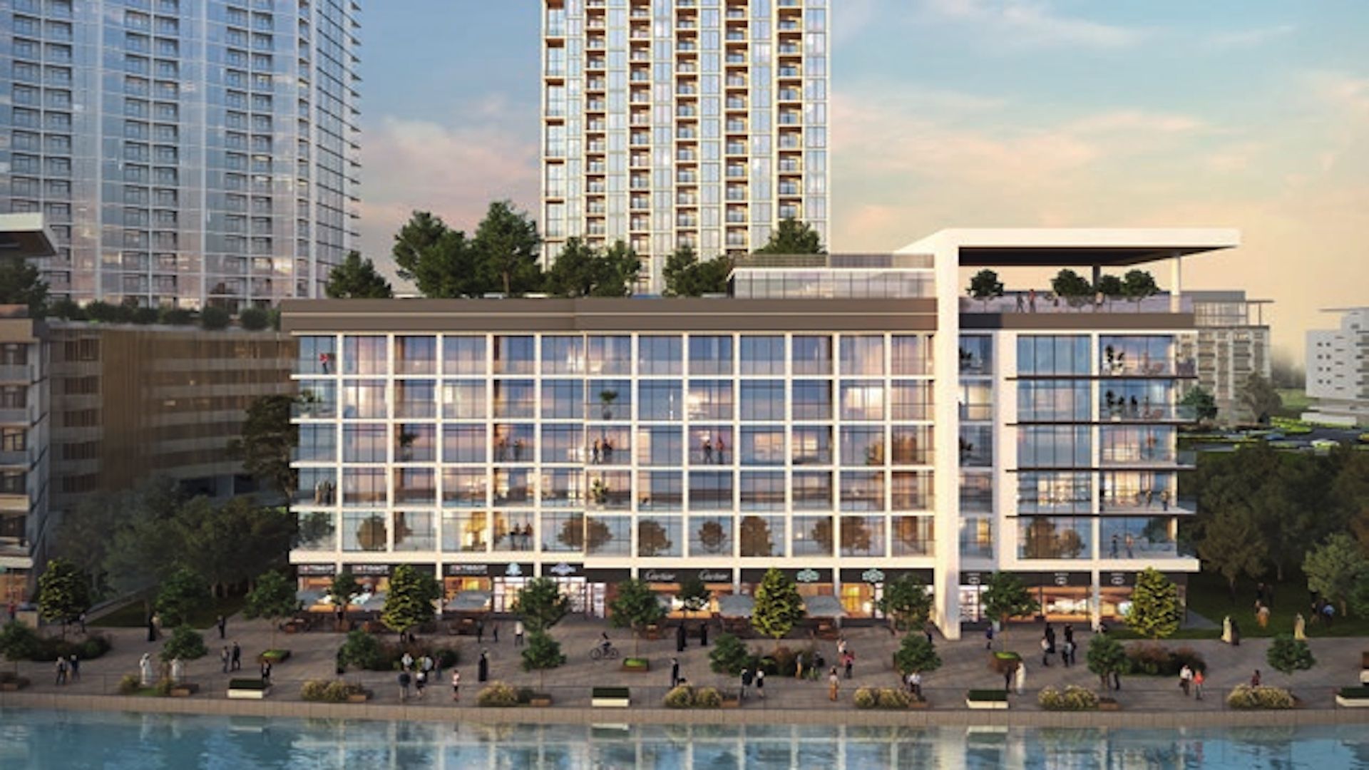 Mallside Residence is a residential tower in Dubai Hills Estate, connected to Dubai Hills Mall